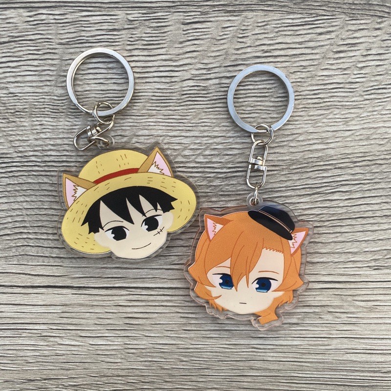 Jual luffy & chuuya keychain (DEFECT GRADE A) | Shopee Indonesia