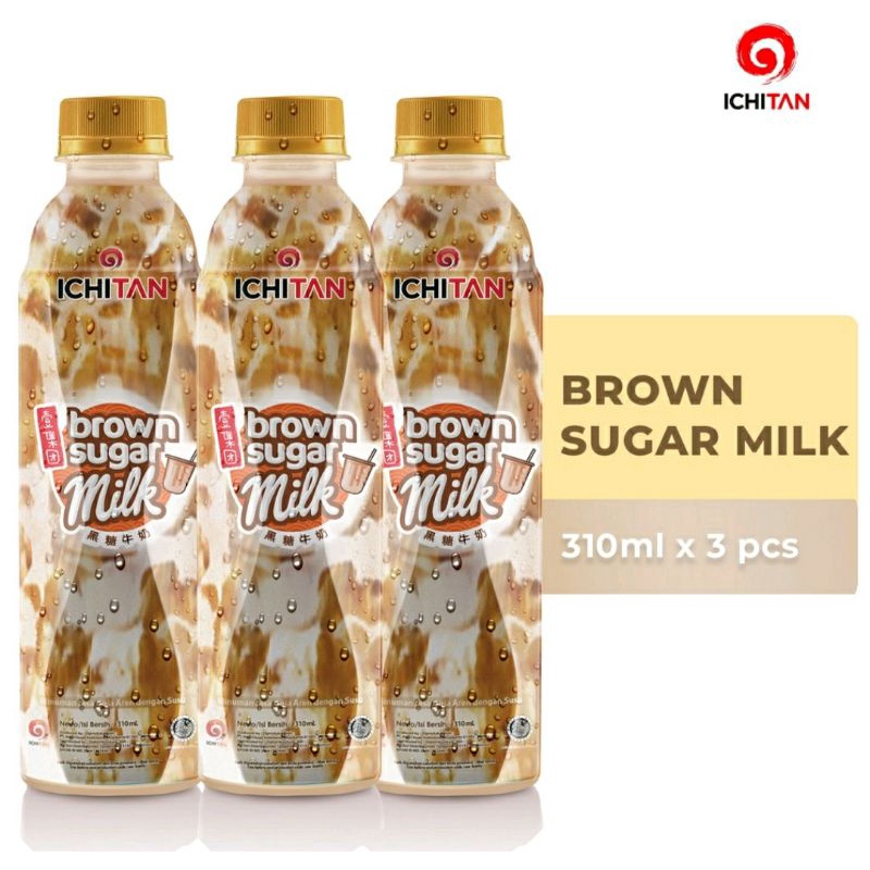 Jual Ichitan Brown Sugar Milk 310ml ×3pcs | Shopee Indonesia