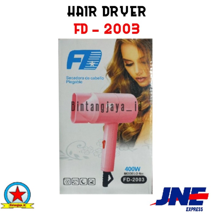 Jual Hairdrayer Pengering Rambut FD Secadora de cabello plegable 400W ...