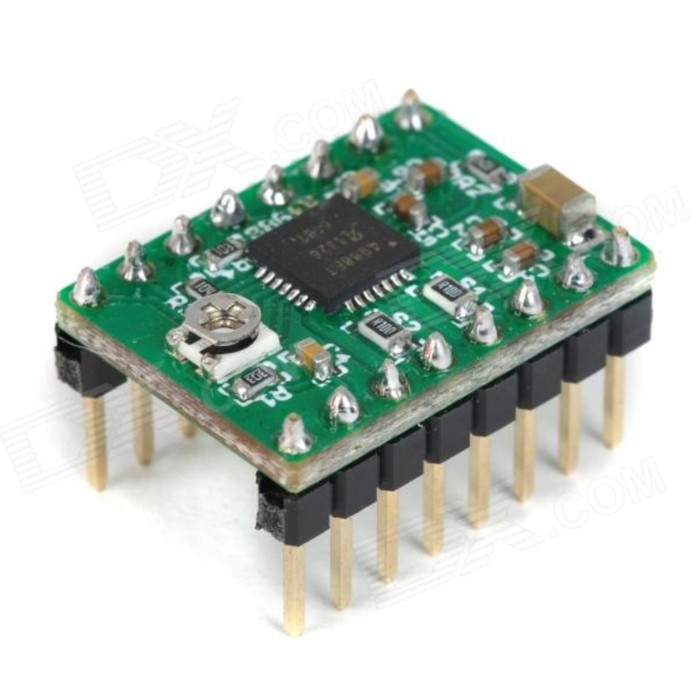 Jual Original Chip A4988 Stepper Driver + Heatsink 3D Printer CNC ...