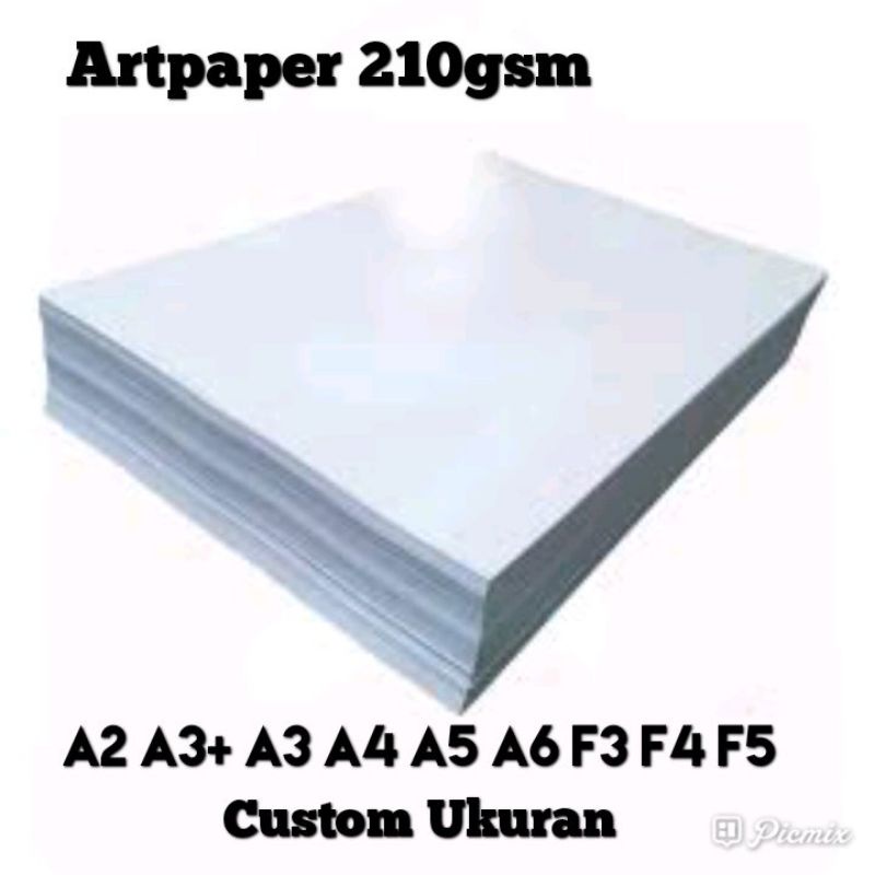 Jual Kertas Brosur Artpaper 210gsm A3/A4/A5/A6/Double folio/F4/F5 ...