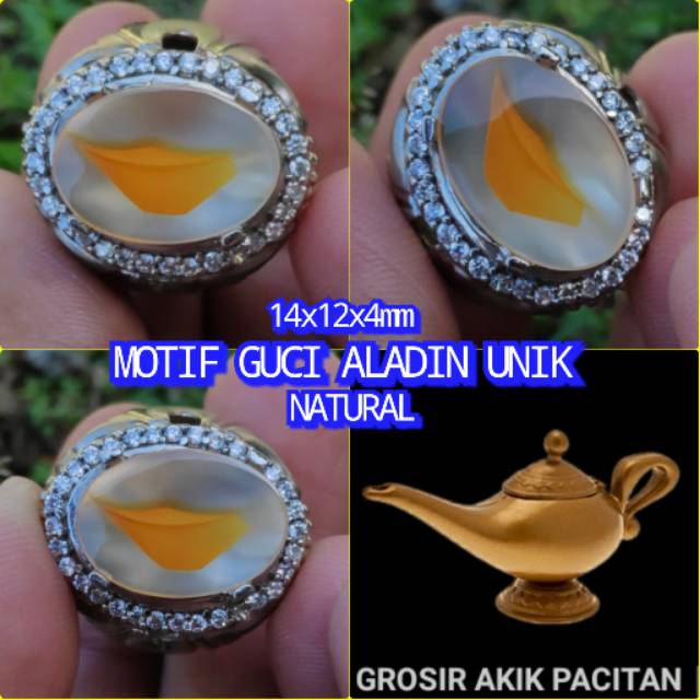 Jual CUCI GUDANG UNIK MOTIF GUCI ALADIN WARNA EMAS NATURAL PACITAN ...