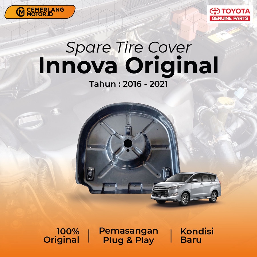 Jual Cover Penutup Ban Serep Original Toyota Innova Reborn All Type ...