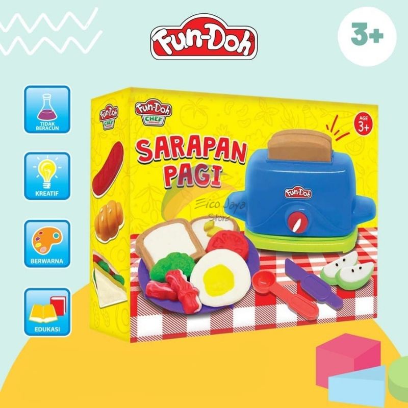 Jual Lilin Mainan FunDoh Sarapan Pagi (28164) | Shopee Indonesia