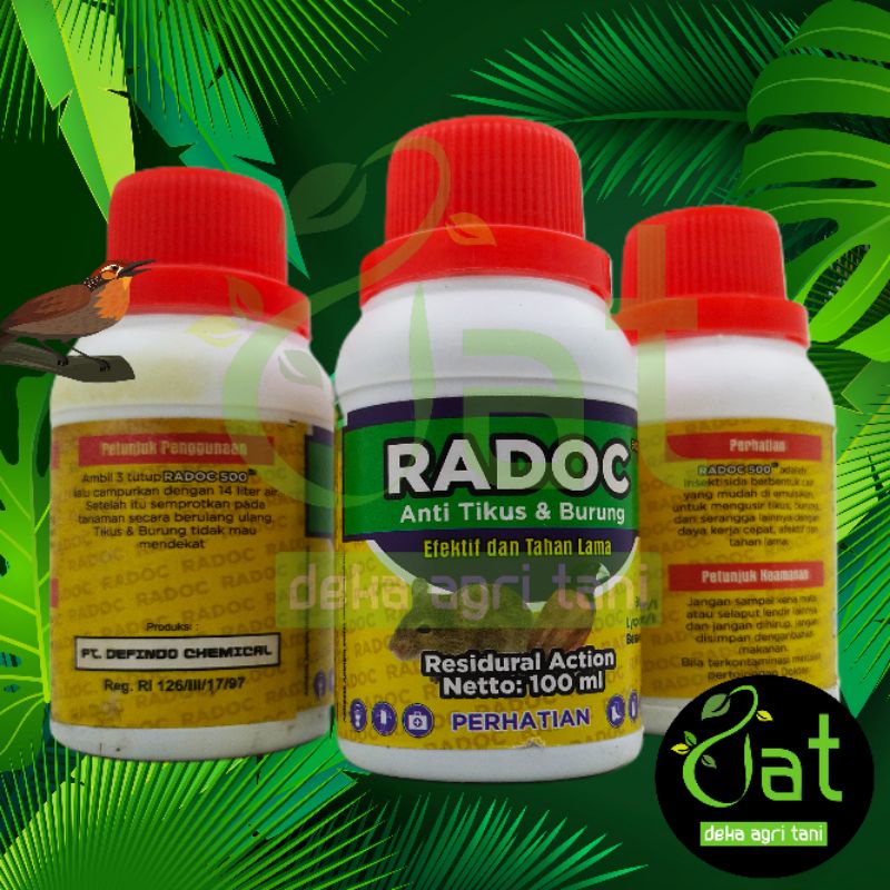 Jual PENGUSIR TIKUS DAN BURUNG RADOC 100ml kemasan asli | Shopee Indonesia