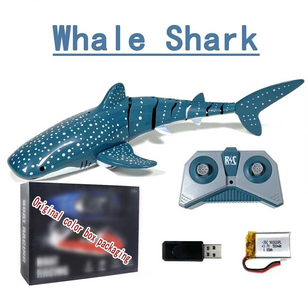 Jual Remote Control Ikan Hiu Water Whale Shark Fish 2.4G RC | Shopee ...
