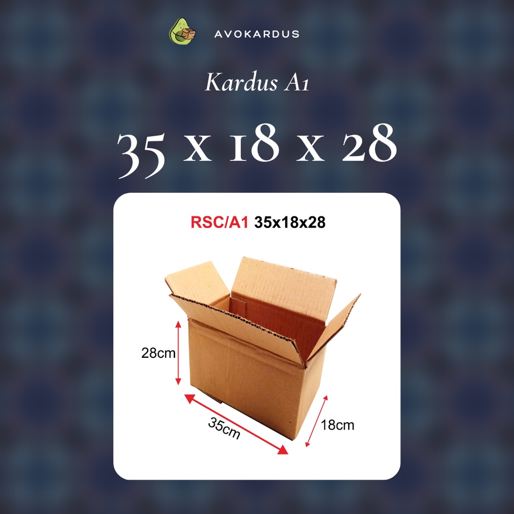Jual Kardus / Box / Karton / Packing / Packaging / Kotak / Dus RSC / A1 ...