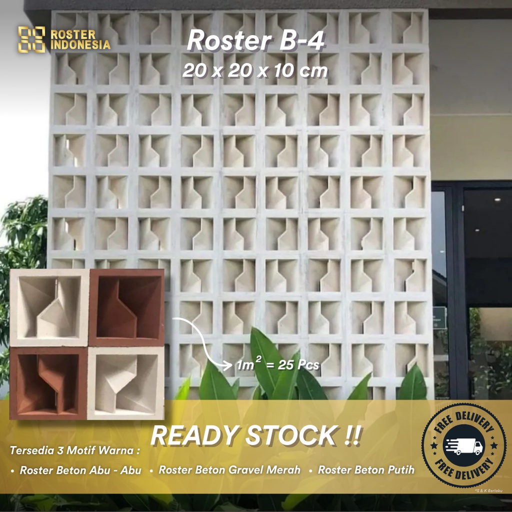 Jual roster beton minimalis, loster beton minimalis, lubang angin rumah ...