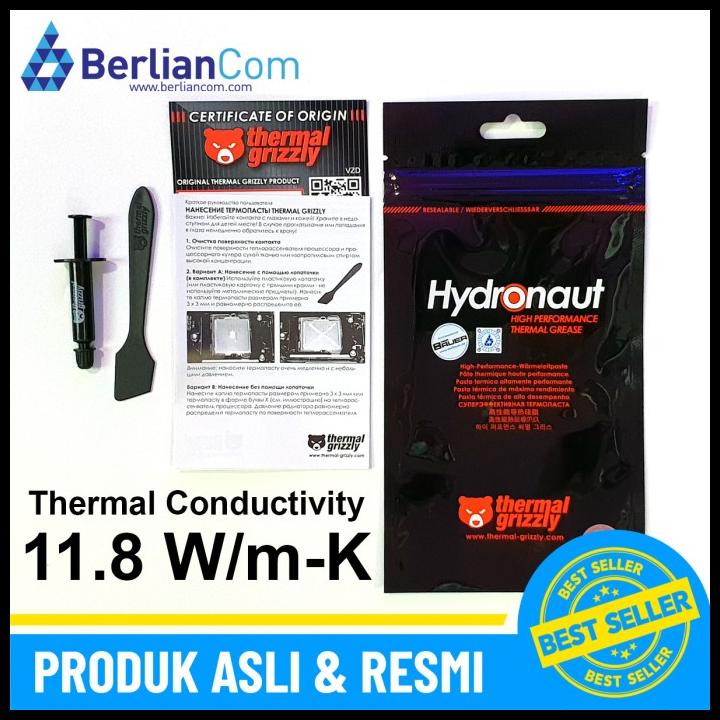 Jual Thermal Grizzly Hydronaut Thermal Paste 1 Gram | Shopee Indonesia