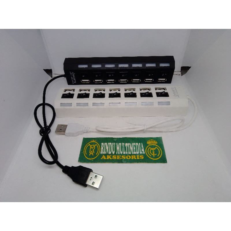 Jual Kabel USB Hub 7 Port Saklar | Shopee Indonesia