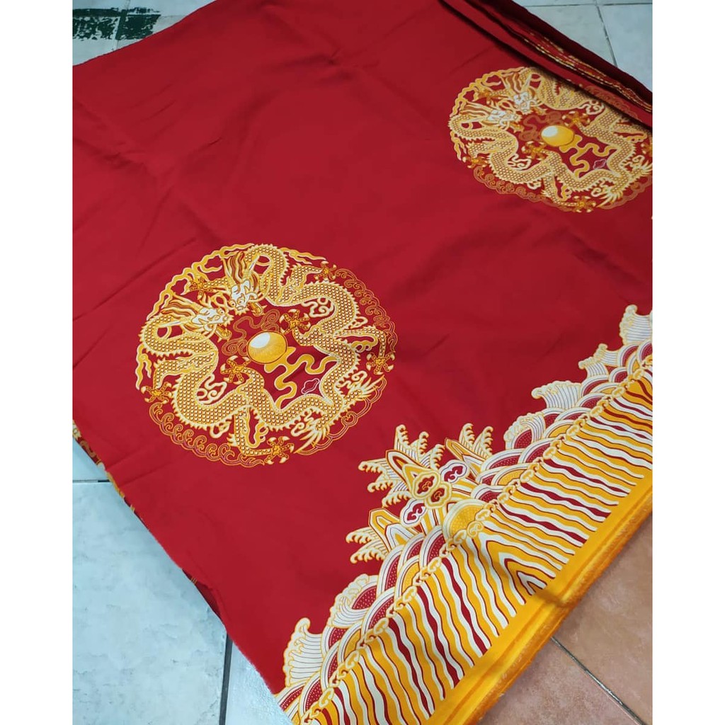 Jual Kain Batik SOLO (alusan limited stock) motif naga bulat warna ...