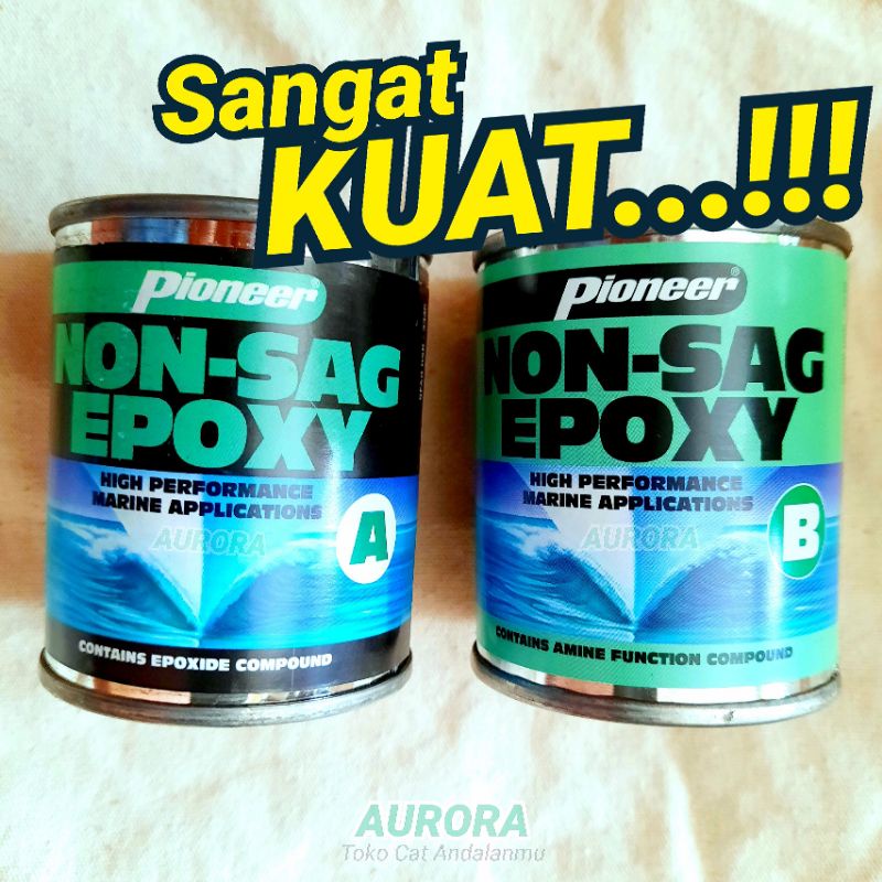 Jual Lem NON SAG EPOXY Pioneer Bisa Untuk Tambal Tangki, Logam, Plastik ...