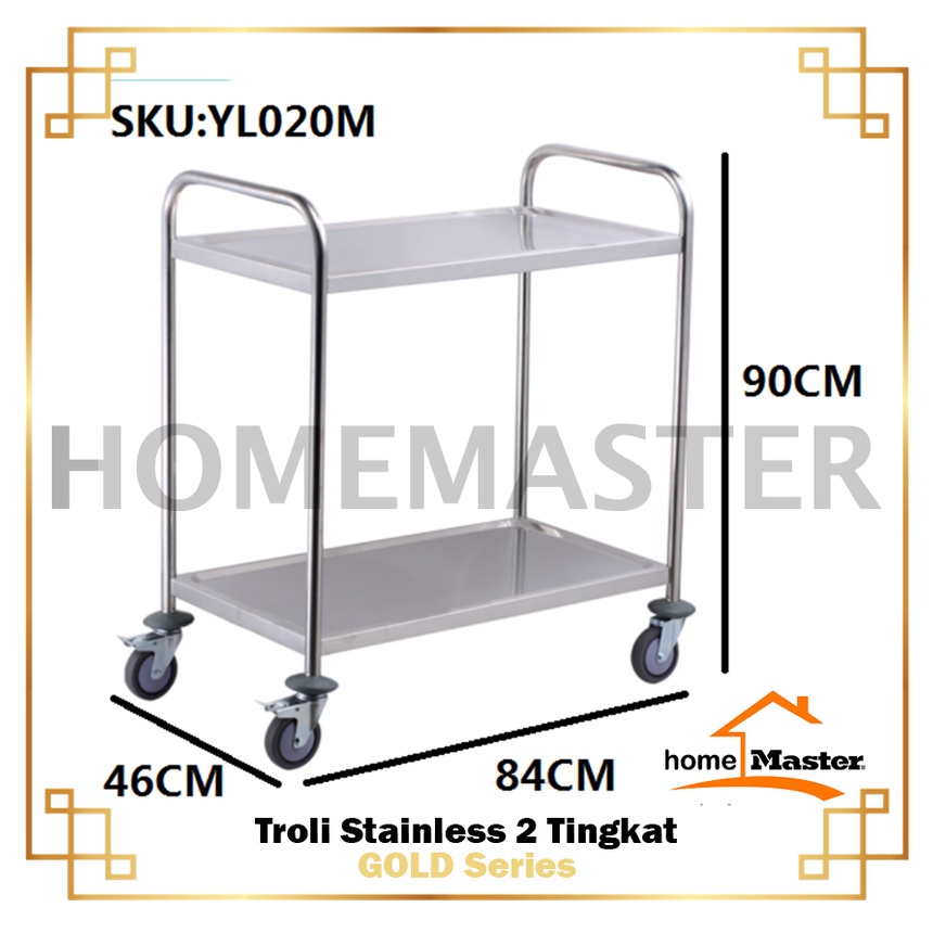 Jual HomeMaster Troli/Trolly/Trolley Makanan/Food/Restaurant/Restoran ...