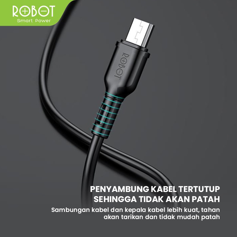 Jual ROBOT Kabel Data Micro RBM100S KUAT & AWET for Android Micro USB ... Jual ROBOT Kabel Data Micro RBM100S KUAT & AWET for Android Micro USB ...