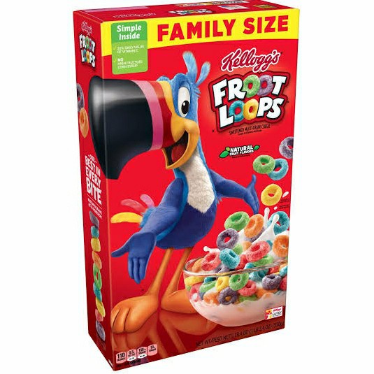 Jual Kelloggs Froot Loops Cereal Family Size 550G - Ori From Usa ...