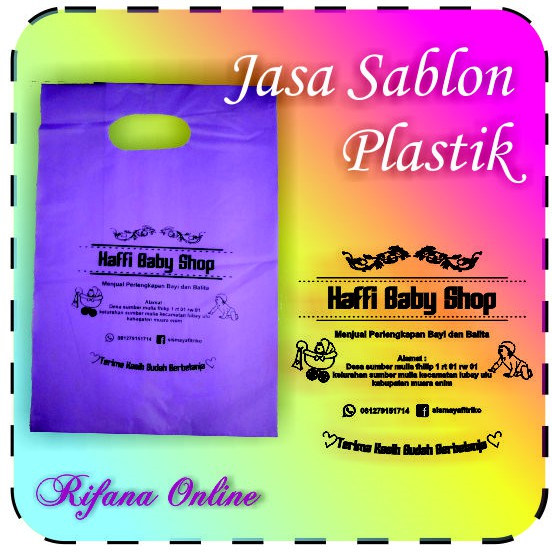Jual Biaya Jasa Sablon Plastik Mika Kresek OPP | Shopee Indonesia