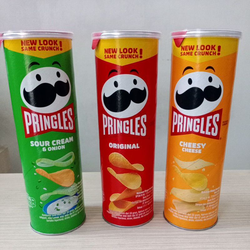 Jual PRINGLES POTATO CHIPS 107 GRAM / KRIPIK KENTANG PRINGLES 107GRAM ...