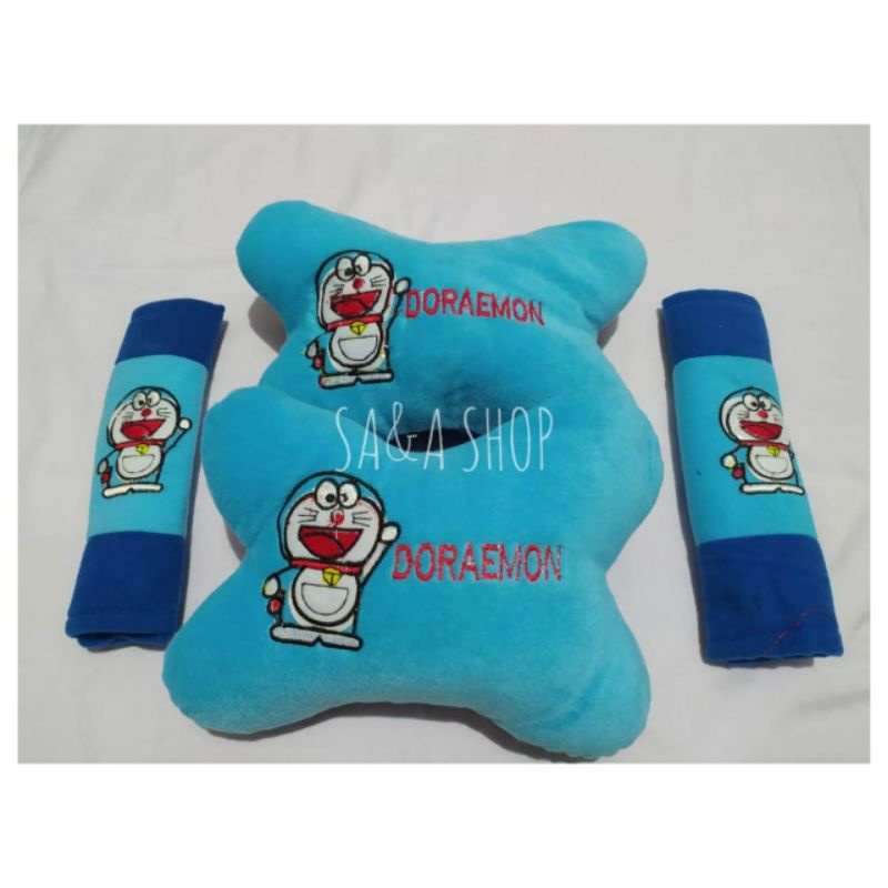 Jual bantal mobil 2in1 karakter dora emon universal | Shopee Indonesia