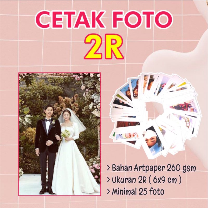 Jual CETAK FOTO 2R || MINIMAL ORDER 25 PCS || BISA COD | Shopee Indonesia
