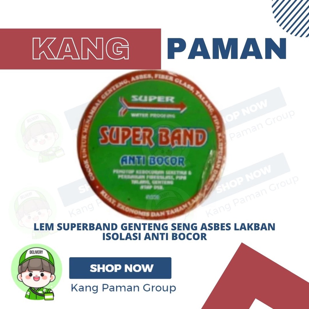 Jual LEM SUPERBAND BESAR GENTENG SENG ASBES LAKBAN ISOLASI ANTI BOCOR ...