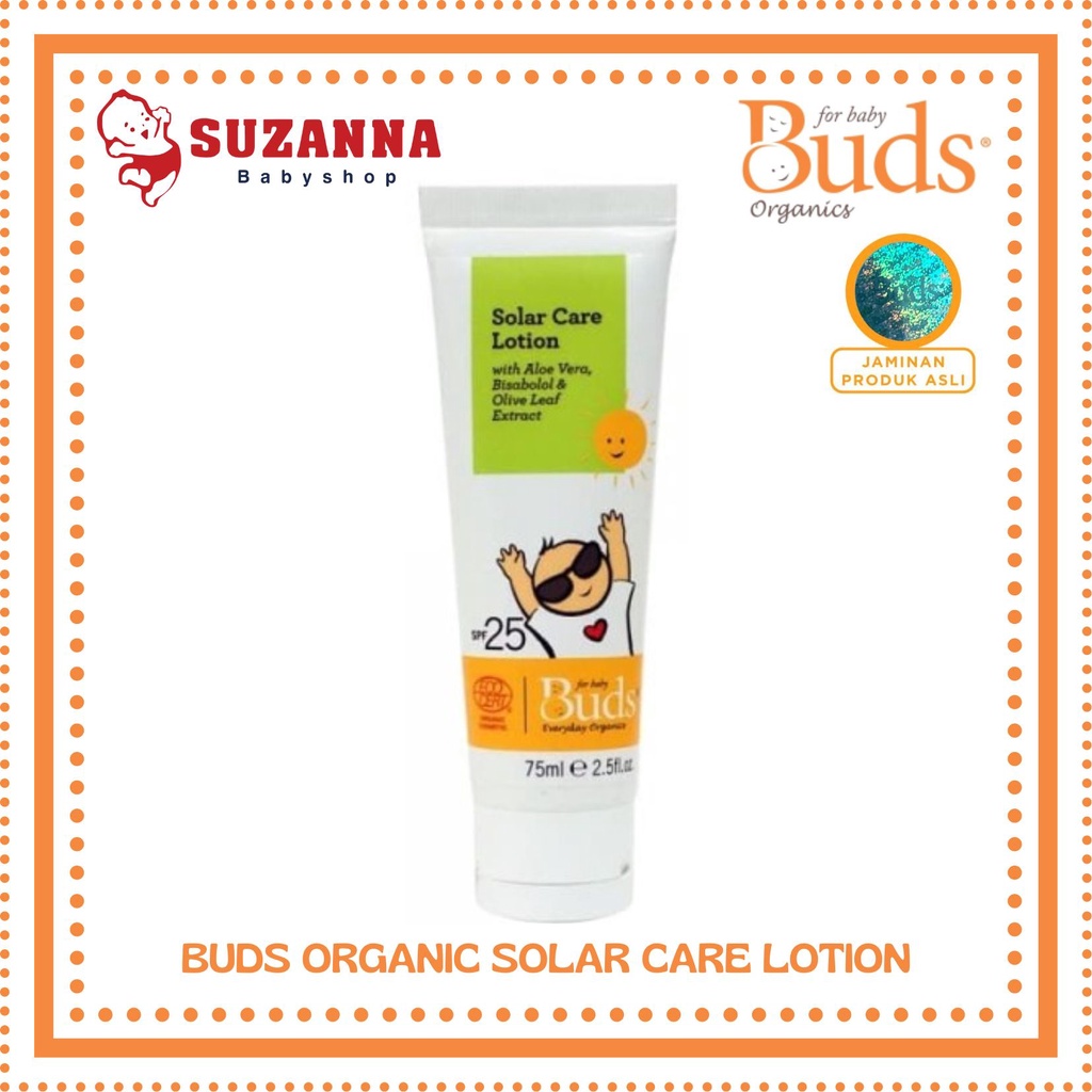 Jual Buds Organic Solar Care Lotion 75ml | Shopee Indonesia