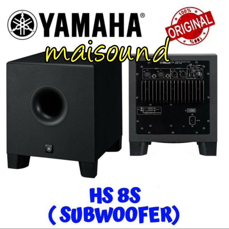 Jual SUBWOOFER AKTIF YAMAHA HS8S ORIGINAL YAMAHA HS 8S YAMAHA HS8 S ...