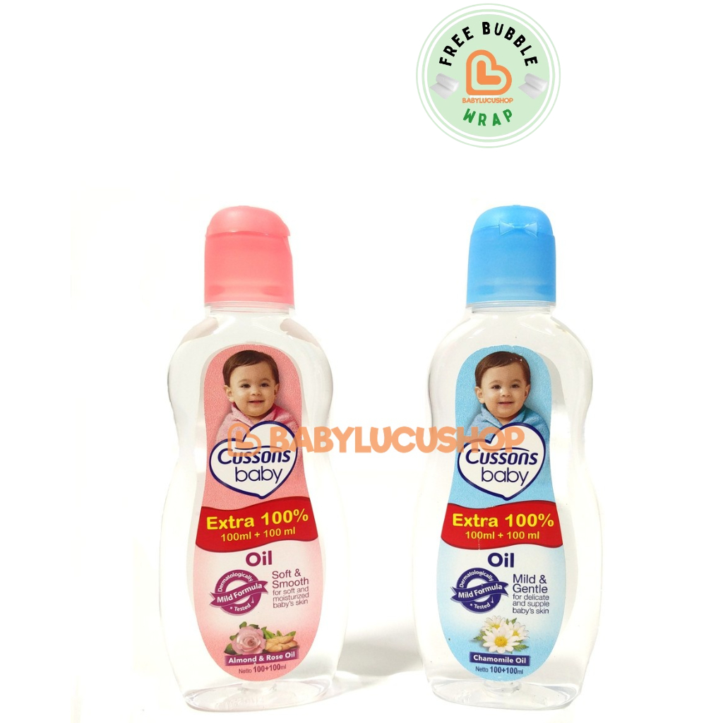 Jual CUSSONS BABY OIL 200ML 100 ML + 100 ML | 50 ML + 50 ML CUSSON OIL ...