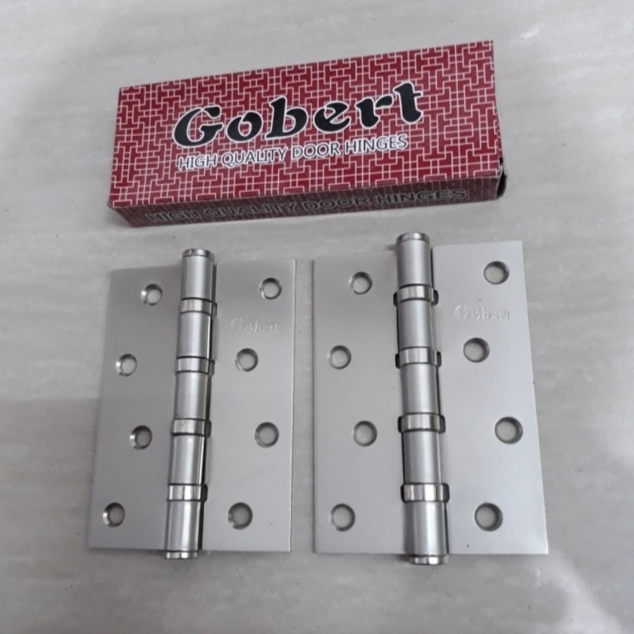 Jual Engsel Pintu Ukuran 4 inch Merk Gobert | Shopee Indonesia