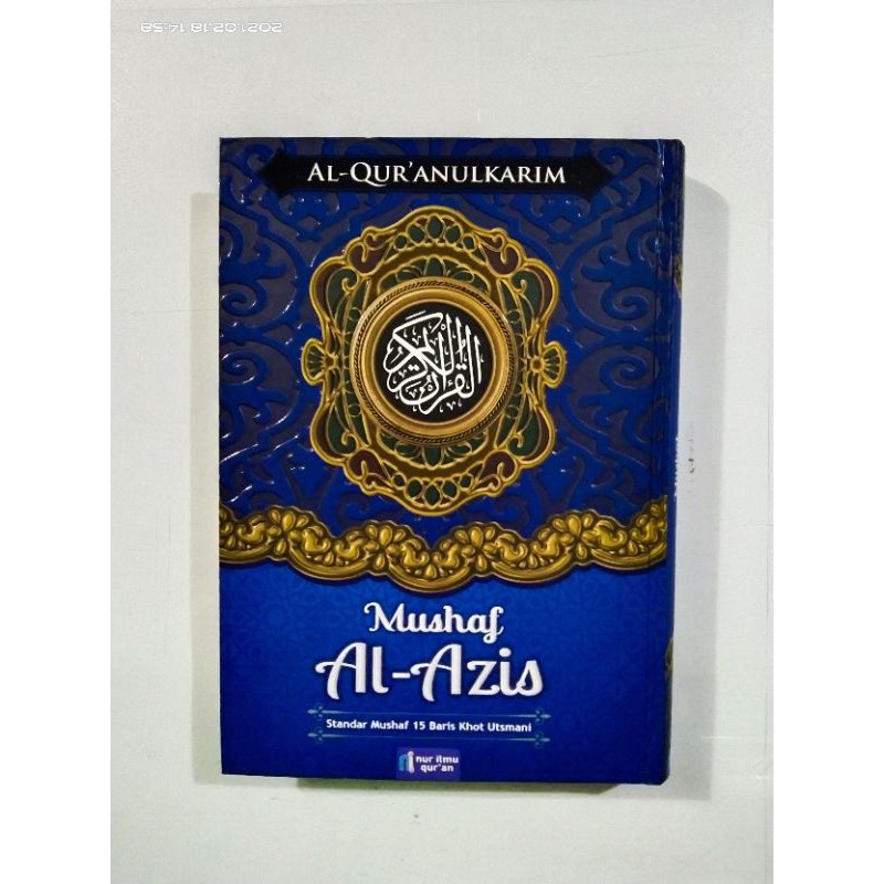 Jual Al Quran Al Azis Mushaf Utsmani Ukuran B5 Tanggung 26Cm x 18Cm ...