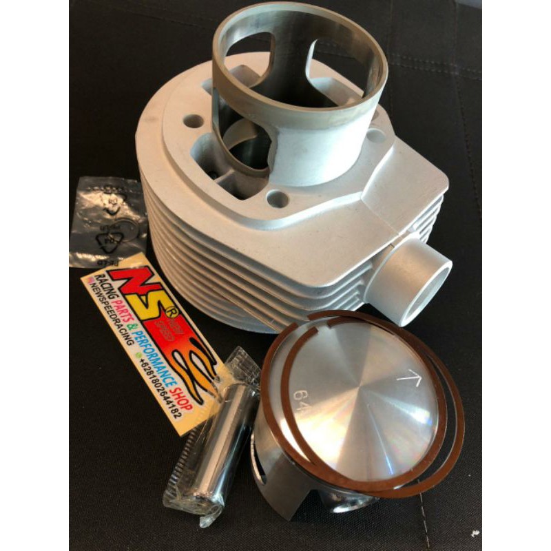 Jual blok racing vespa tk 64mm tanpa piston | Shopee Indonesia