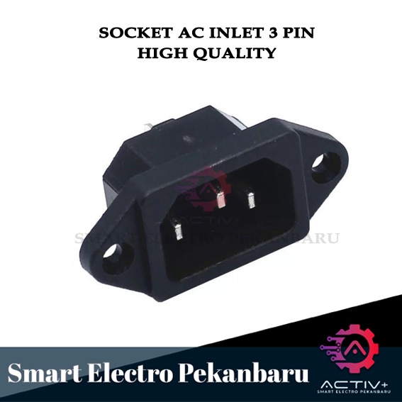 Jual HIGH QUALITY Socket AC Power IN Outlet Inlet Soket Komputer PC Box ...