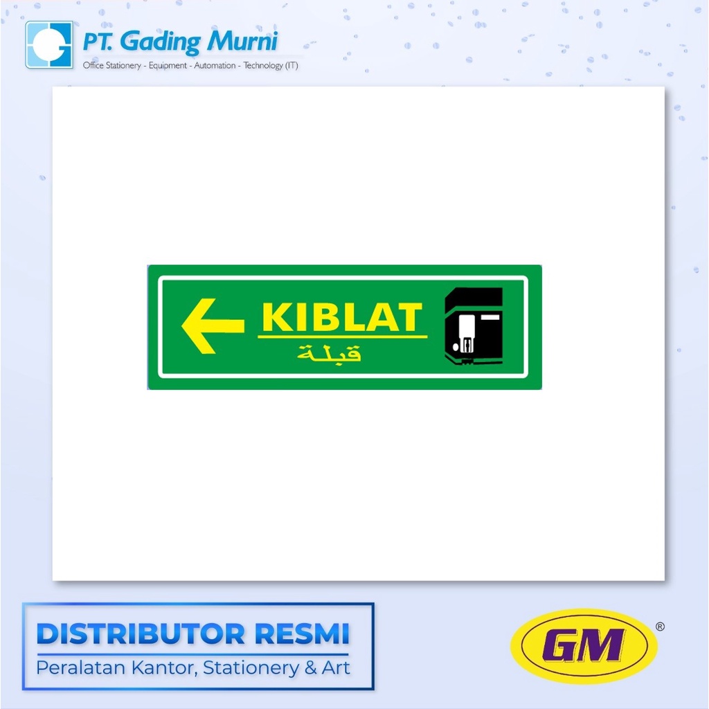 Jual GM LABEL BESAR LB 408 WARNA KIBLAT KIRI | Shopee Indonesia
