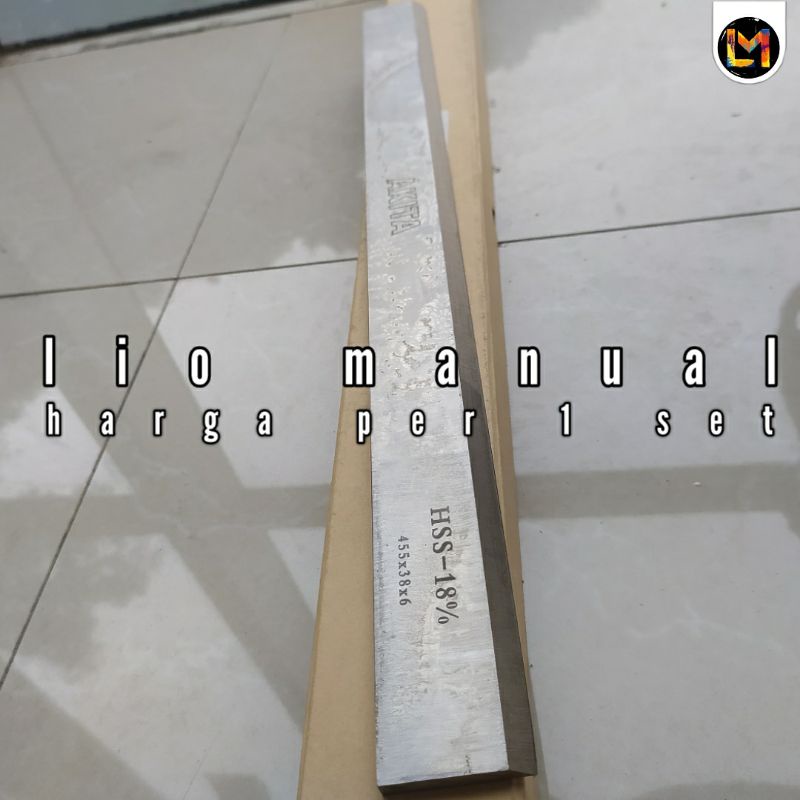Jual Pisau Planer 455 x 38 x 6 mm HSS AKITA Mata Jointer duduk kayu ...