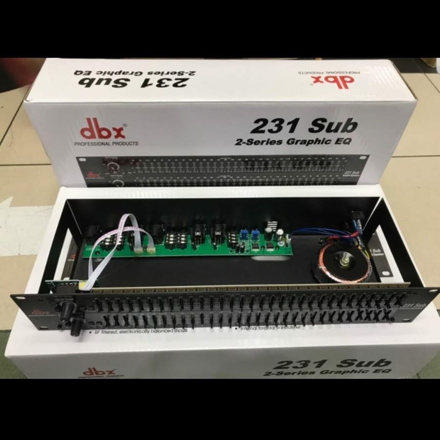 Jual EQUALIZER ekualiser DBX 231+SUBWOOFER EQUALISER DBX231 SUb trafo donat | Shopee Indonesia