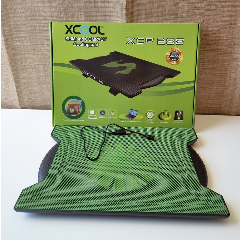 Jual Xcool Slim Compact Cooling Pad Fan (XCP-288) | Shopee Indonesia