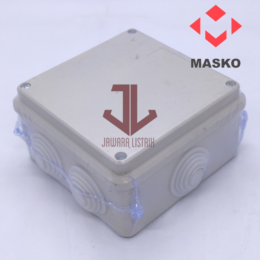 Jual MASKO DURADUS JUNTION BOX 128X128X75 PUTIH DORADOS TUTUP LUBANG ...
