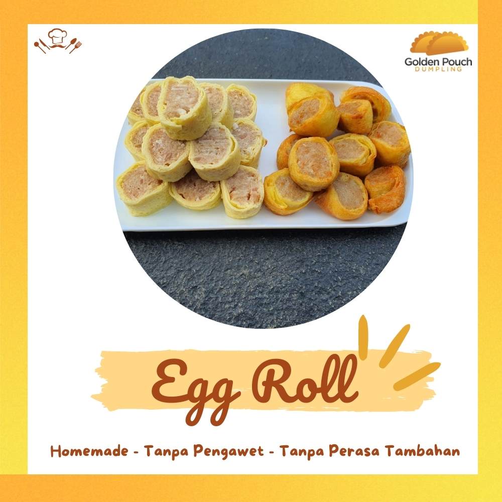 Jual Golden Pouch - Egg Chicken Roll / Makanan Frozen Food | Shopee ...