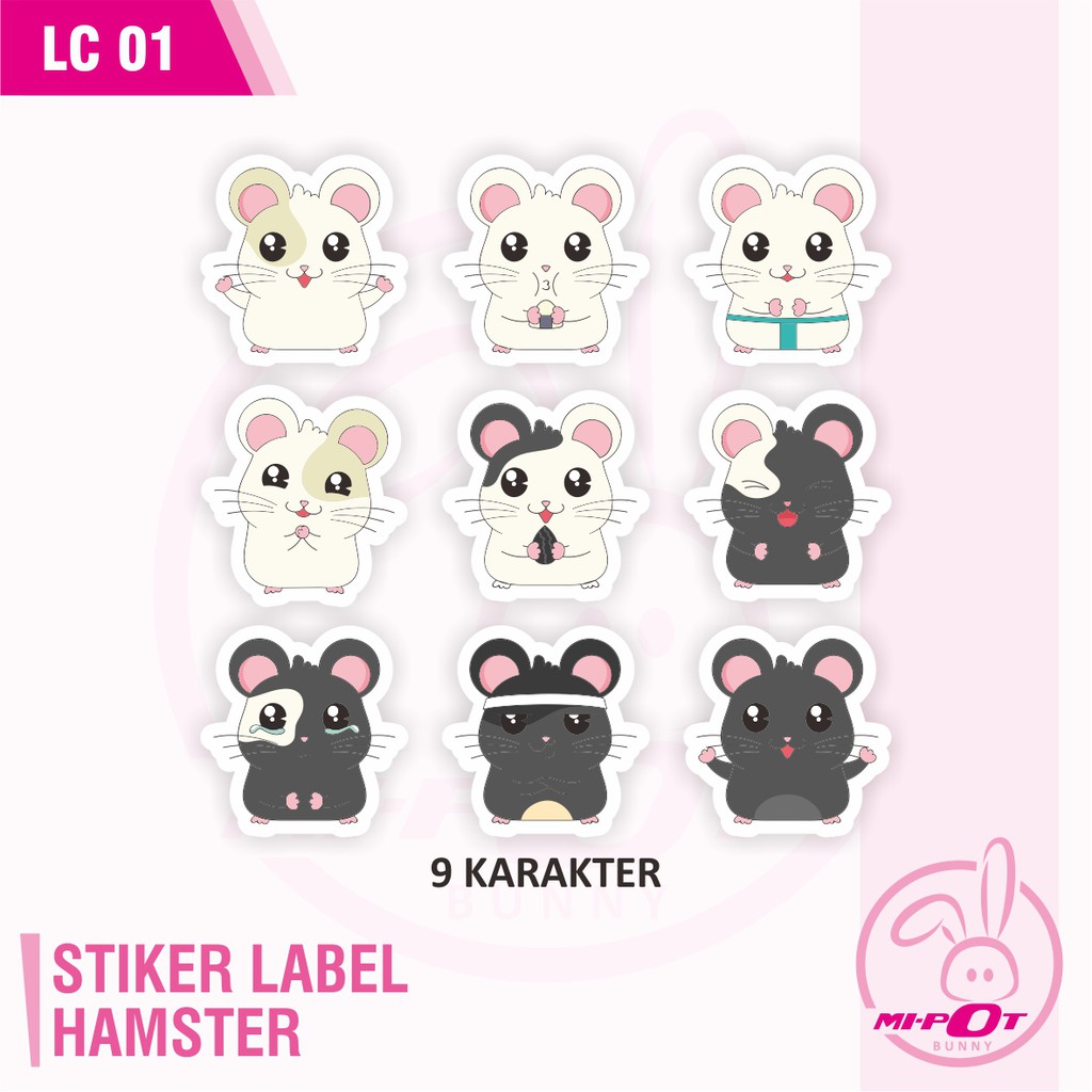 Jual STIKER LABEL - HAMSTER | Shopee Indonesia