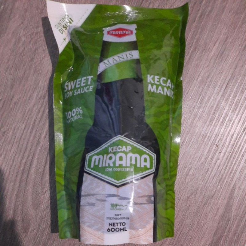 Jual kecap mirama asli kecap semarang kemasan pouch 600ml kecap manis ...