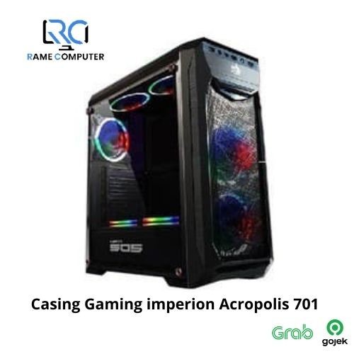 Jual Imperion PC Case Acropolis 701 Casing Komputer Gaming Tempered ...