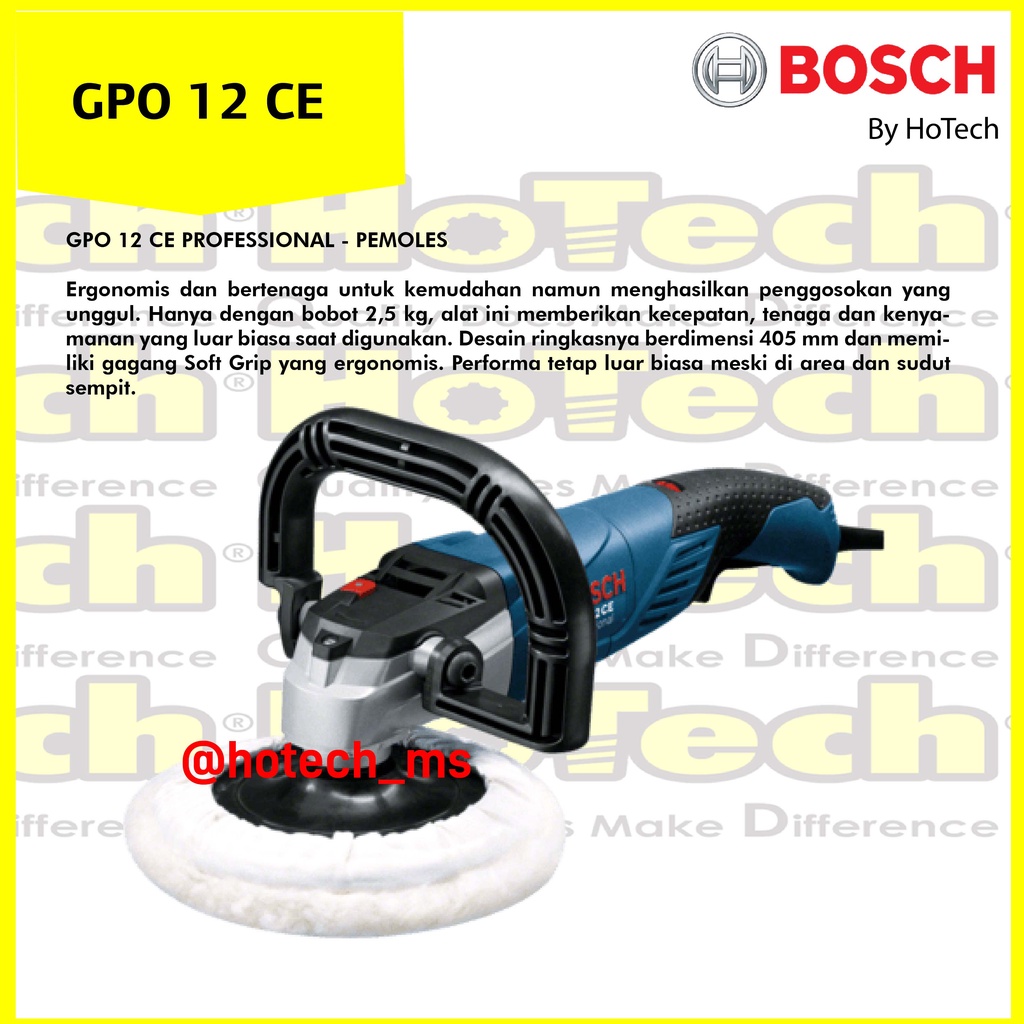 Jual Bosch Polisher GPO 12 CE | BOSCH | Mesin Poles Bosch GPO 12 CE ...