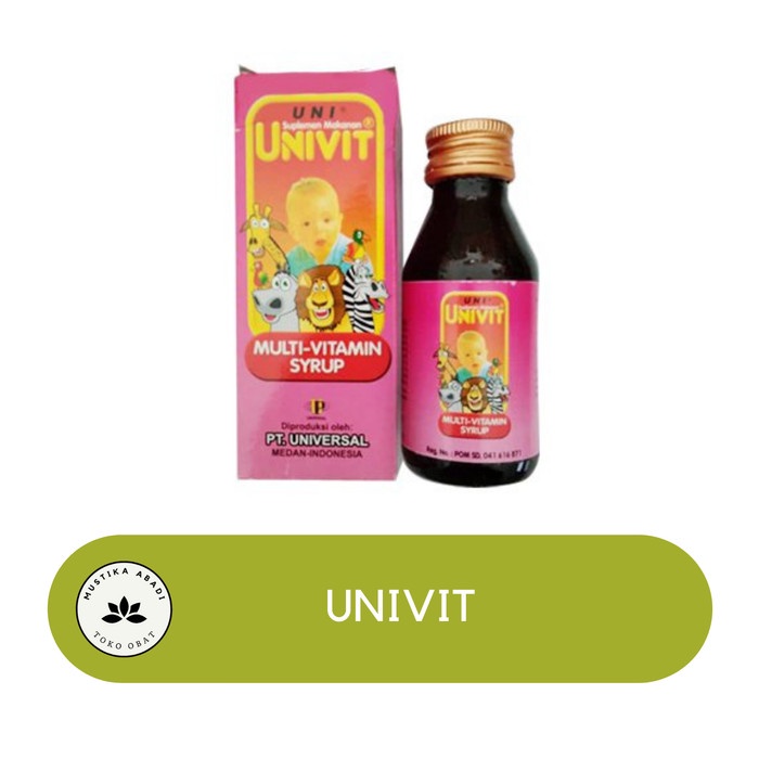 Jual Univit Food Supplement Multivitamin Vitamin Anak Syrup | Shopee ...