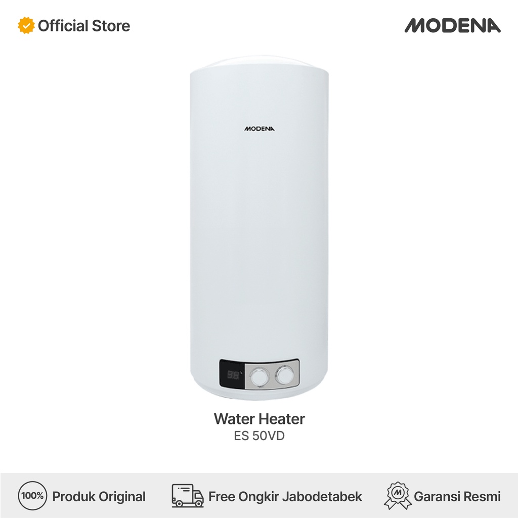 Jual MODENA Electric Water Heater - ES 50VD (50 liter) | Shopee Indonesia
