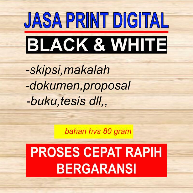 Jual print/cetak,hitam-putih (Bisa instan/sameday) | Shopee Indonesia