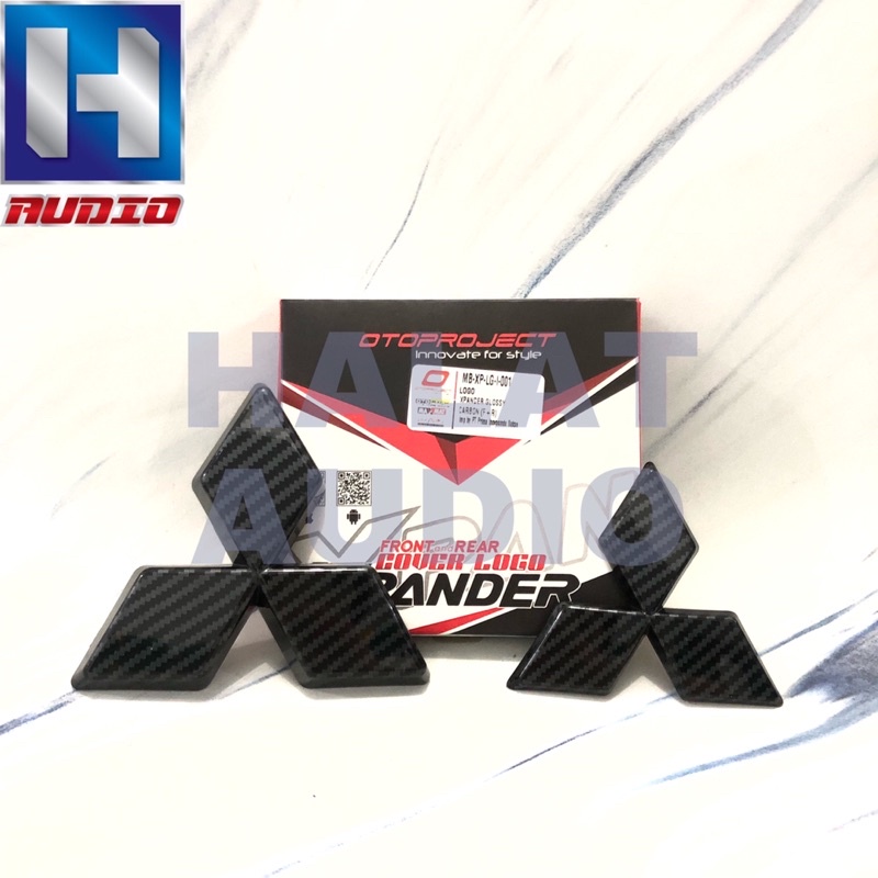 Jual Cover Logo Emblem Otoproject Mitsubishi Xpander Hitam / Black ...