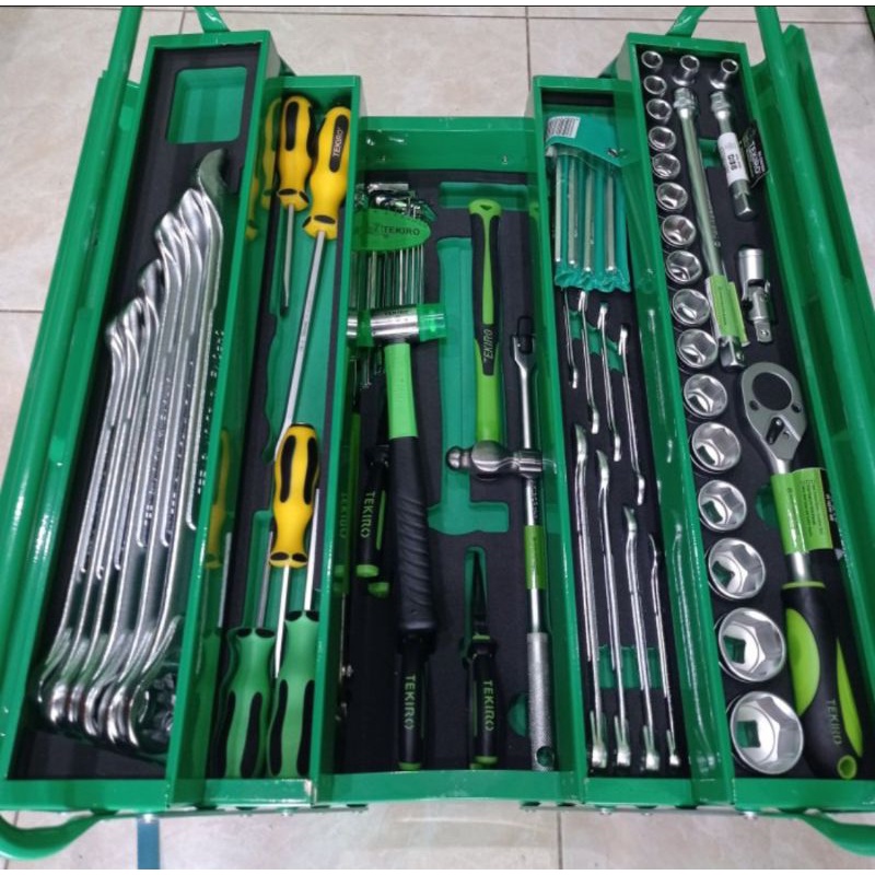 Jual tool box set tekiro 66 pcs/mekanik tool set 66 pcs/mechanic tool ...