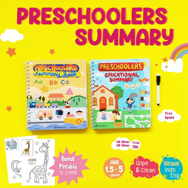 Jual PreSchoolers Summary Activity Book (Muslim) | Buku Aktivitas anak ...