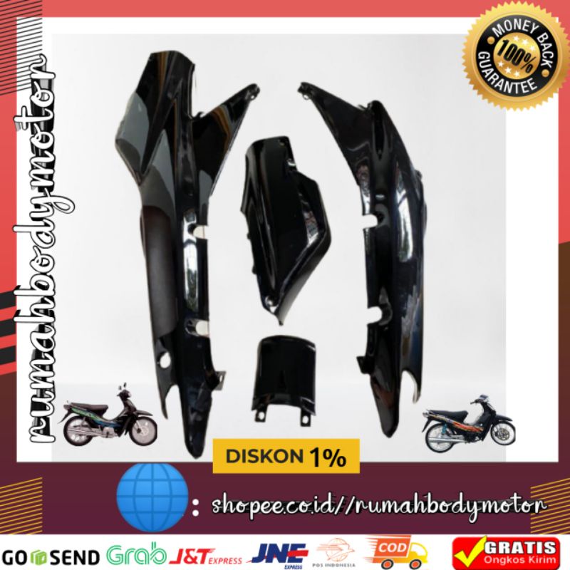 Jual Honda Supra cover body belakang kanan kiri + box aki supra x lama ...