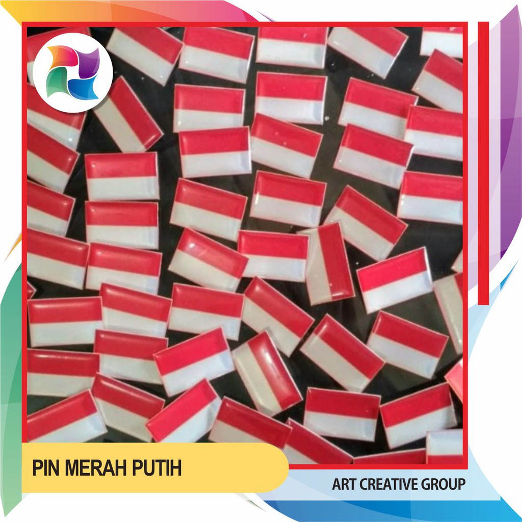 Jual Pin Bendera Merah Putih untuk baju sekolah, topi, peci, baju dinas ...