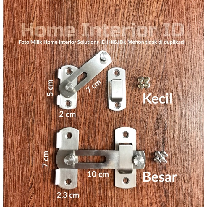 Jual READY Grendel Sliding Stainless Besar - Grendel Sliding Pintu ...